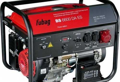 Генератор бензиновый fubag BS 6600 dа ES с возможн