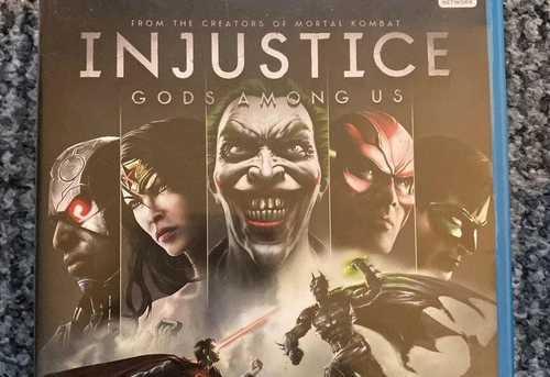 Injustice wiiu диск как новый, без царапин