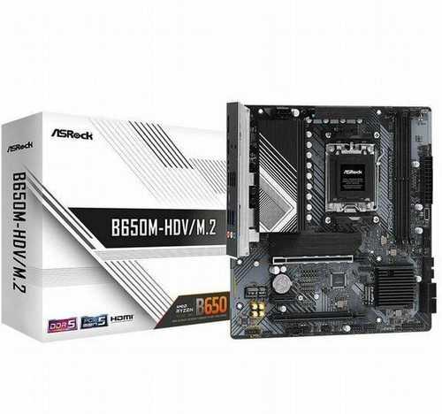 Материнская плата b650m Asrock hdv/m.2