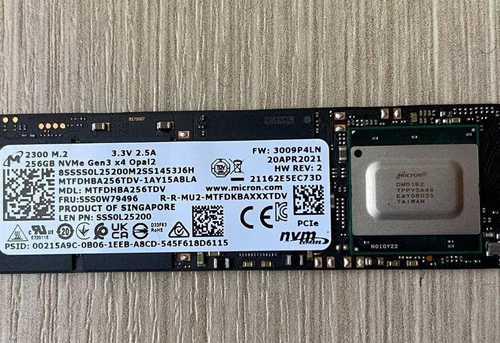 SSD Micron 256gb M.2