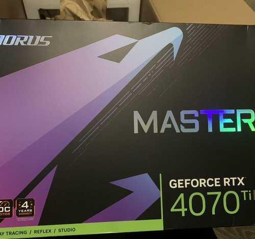 Видеокарта gigabyte 4070ti super aorus master