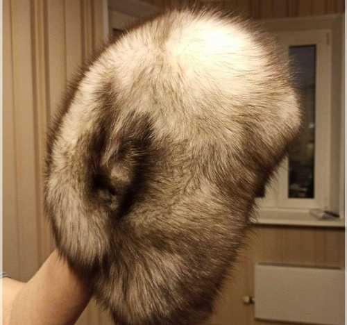 Шапка женская из песца