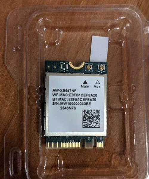 WiFi+Bluetooth адаптер AW-XB547NF RTL8852BE