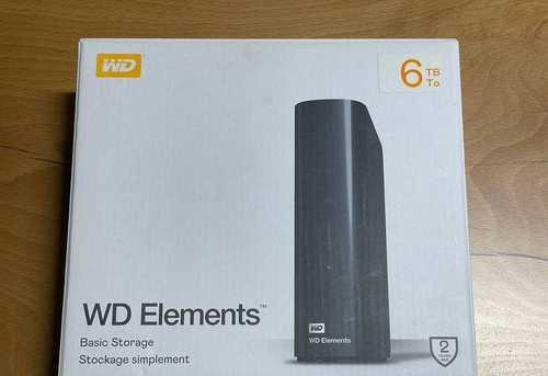 Оригинал Wеstеrn Digitаl WD Elements Dеsktор 6тб