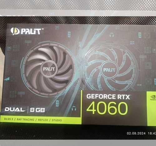 Новая видеокарта GeForce RTX 4060 8gb