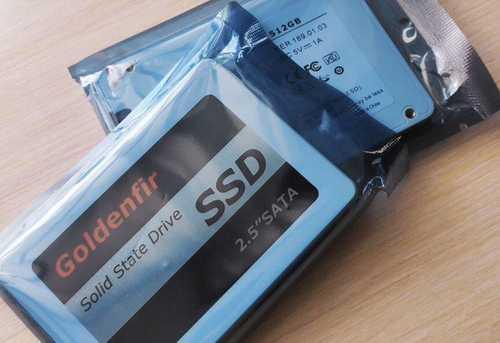 SSD Goldenfir 512 Gb. Новый