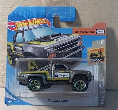 Hot wheels 87 Dodge d100