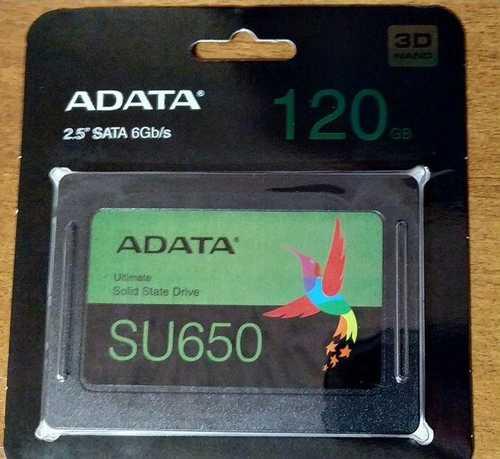 SSD накопитель adata Ultimate SU650 2.5 120GB