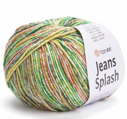 Пряжа Yarnart Jeans Splash, 1 моток, 50 гр, 160 м