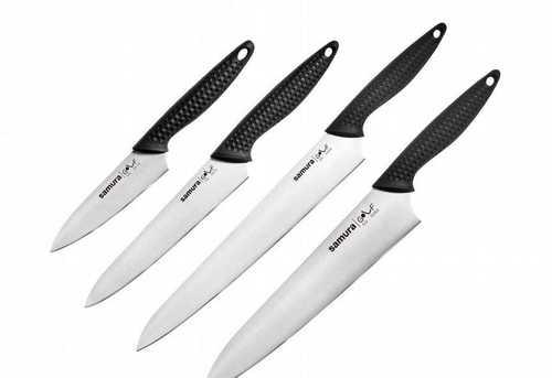 Набор из 4 кухонных ножей "Samura golf"