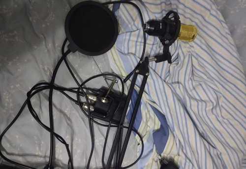 Микрофон bm800 с комплектующими