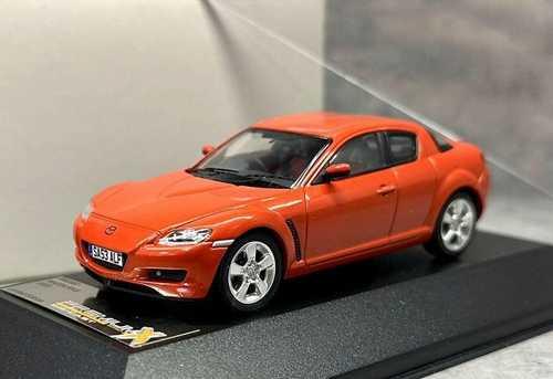 Модель автомобиля Mazda RX-8 2003 Orange 1:43