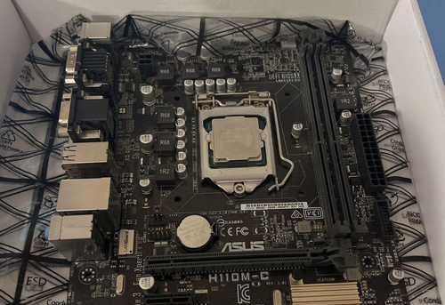 Материнская плата asus h110m c