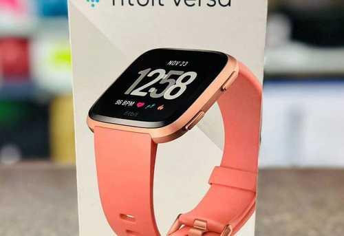 Часы Fitbit Versa Peach/Rose Gold One Size (S & L)