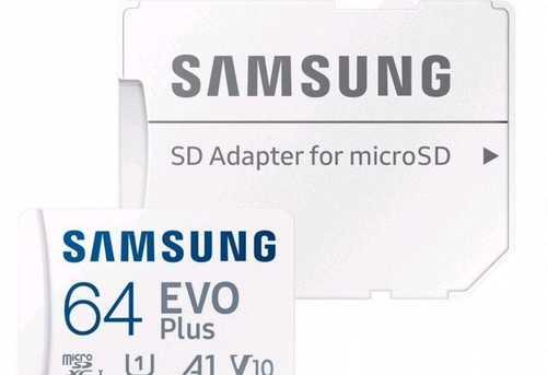 Карта памяти MicroSD Samsung 64 гб