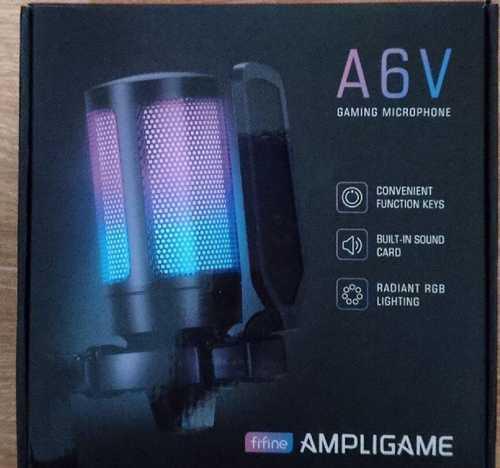 Игровой микрофон fifine a6v ampligame