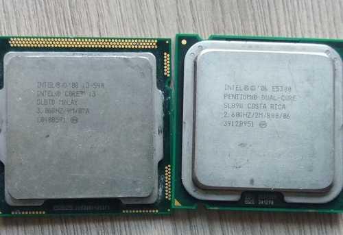 Процессоры i3-540 и pentium