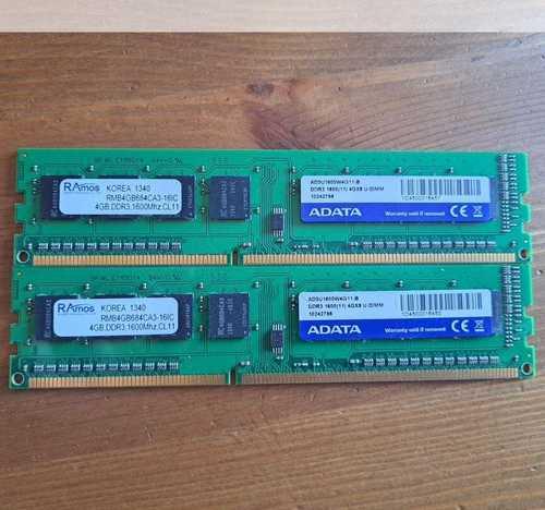 Оперативная память ddr3 4 gb