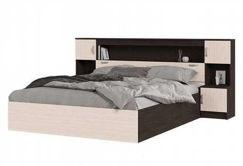 Кровать с матрасом и прикроватным модулем "Басса"