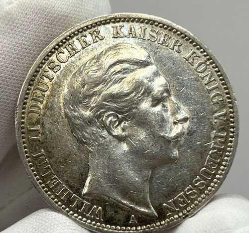 3 марки 1912 и 1910 гг Пруссия Вильгельм