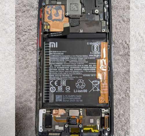 Оригинальный аккумулятор на Xiaomi mi 9t