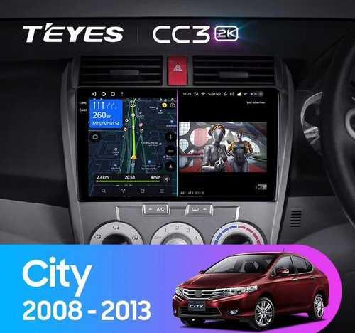 Магнитола для Honda City 2008-13 Teyes CC3 2k 4/32