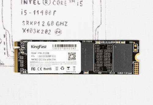 M.2 SSD-накопитель KingFast F8N 512Gb OEM