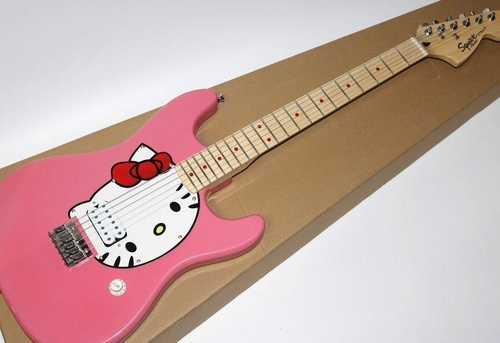 Новая электрогитара Squier Hello Kitty Pink