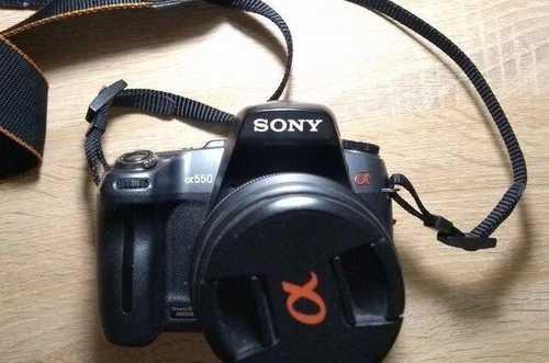 Зеркальный фотоаппарат sony a550