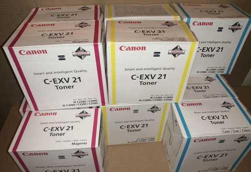 Продам картриджи Canon C-EXV21