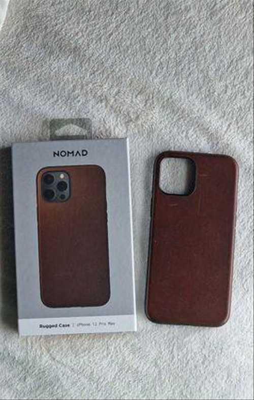 Коричневый nomad iPhone 12 pro max