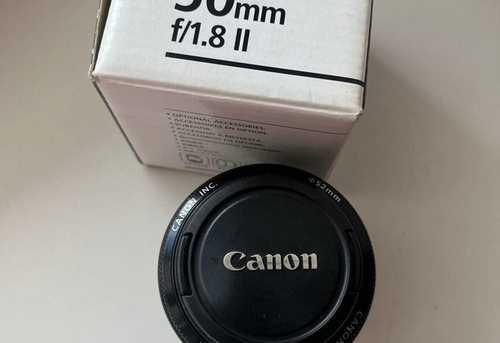 Объектив Canon 50mm 1.8 (1204)