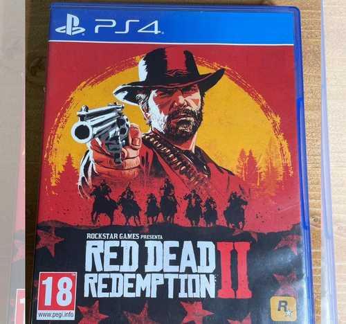 Red dead redemption 2 диск на ps4