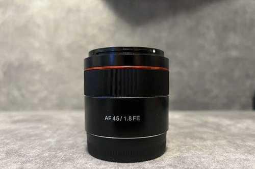 Объектив Samyang AF 45mm f/1.8 FE AS UMC Sony E