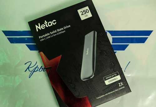 Внешний SSD netac ZX 250GB