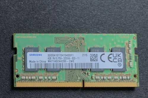 Оперативная память Samsung 4GB DDR4 sodimm