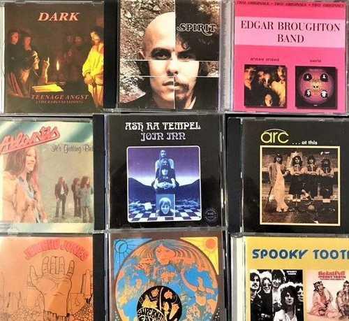 CD-дисков разных стилей: blues, progressive rock