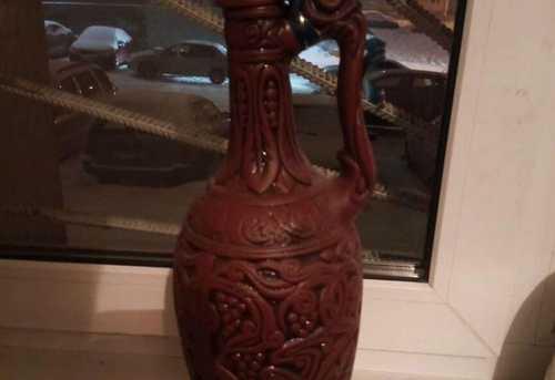 Глиняная бутылка