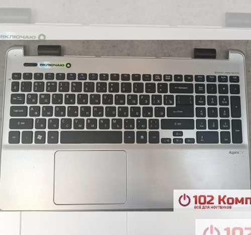 Топкейс для ноутбука Acer Aspire V3-572G Серый, с клавиатурой