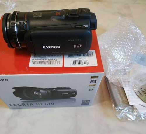 Цифровая видеокамера canon legria HF G10