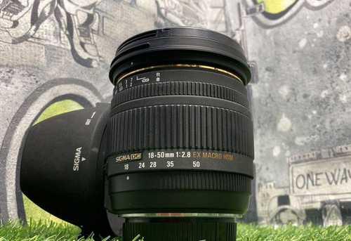 Sigma AF 18-50mm 2.8 EX DC HSM Nikon
