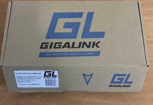 Конвертер gigalink GL-MC-utpf-SC1F-18SM-1550-N