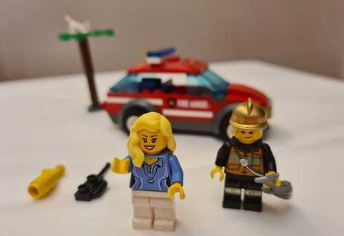 Lego City 60001 автомобиль пожарного