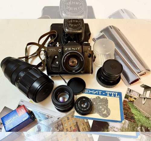 Фотоаппарат Zenit TTL и объективы