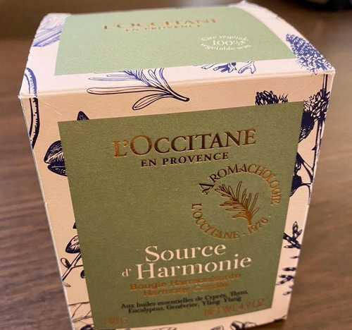 Свече loccitane гармония