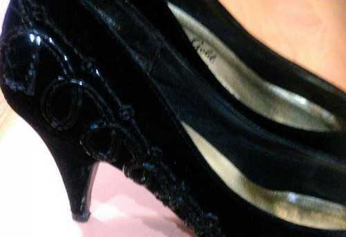 Туфли женские замша бисер 37 размер
