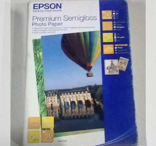 Фотобумага epson S041765, полуглянцевая, 251 гр 10