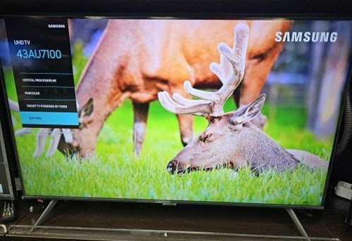 Телевизор Samsung UE43AU7100UX UHD SMART