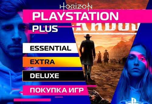 PS Plus Deluxe Extra + EA play с играми + Desperad