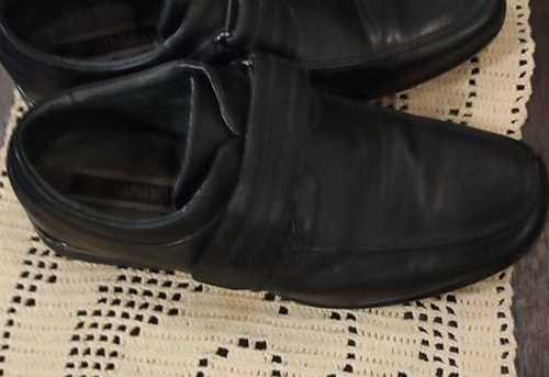 Туфли чёрные кож. для мальч. 33 размер